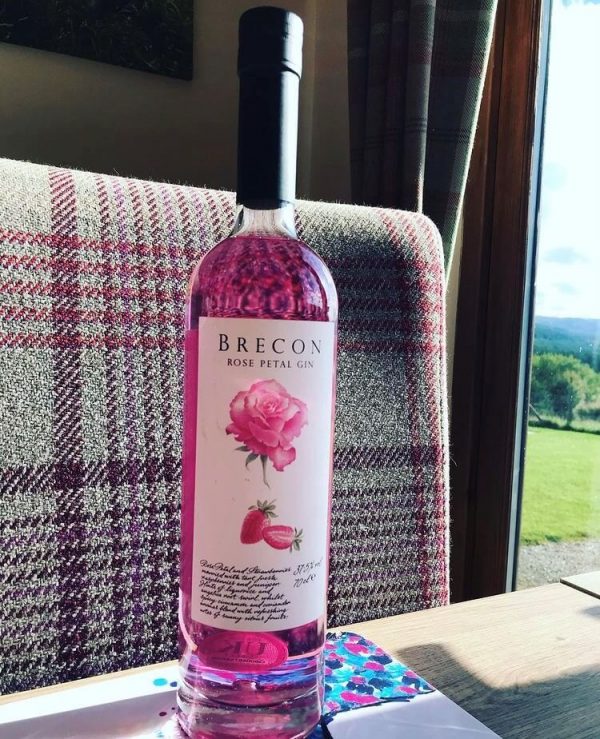 Brecon Rose Petal Gin 70cl - Penderyn